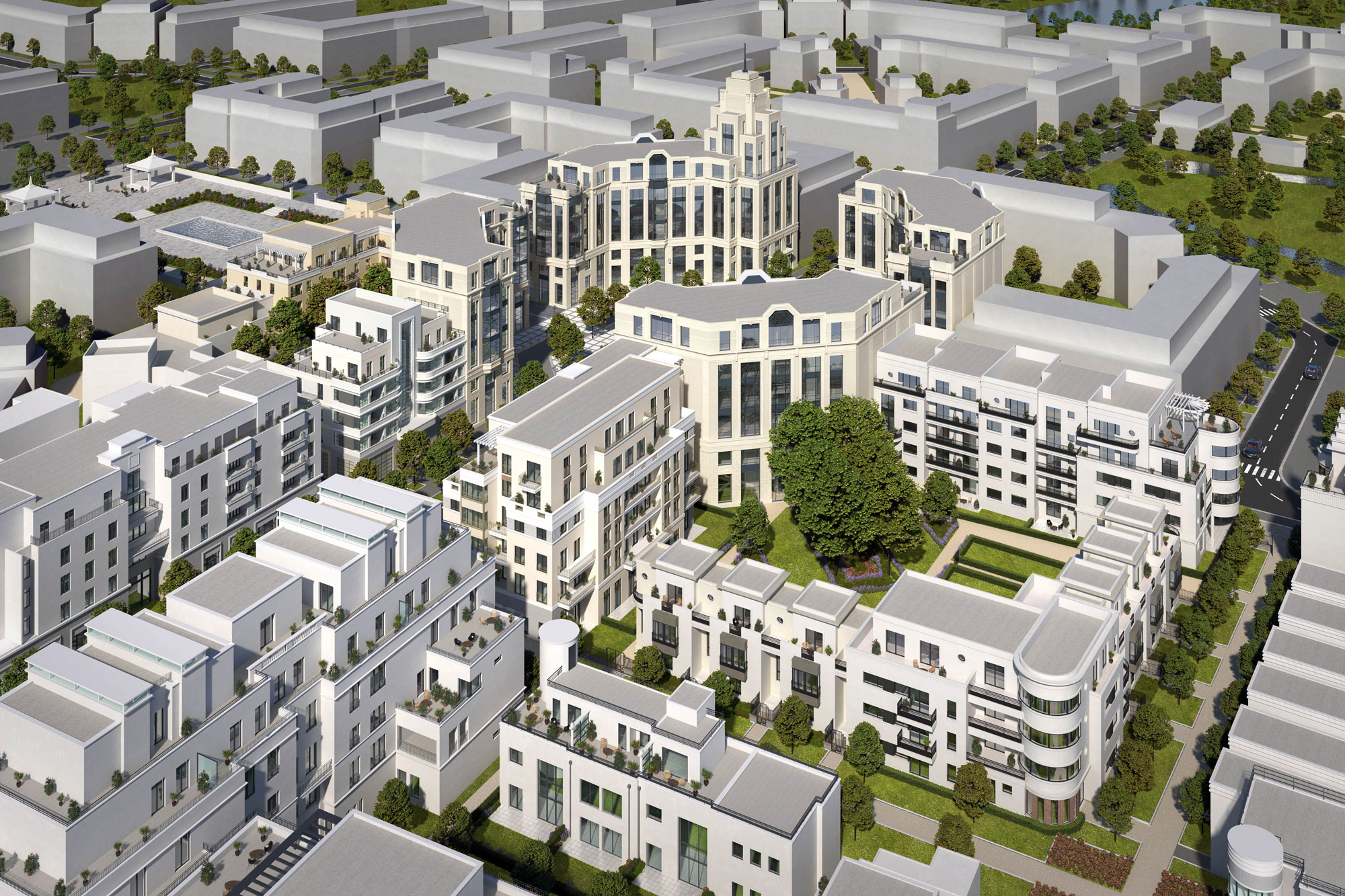 Chessy – Place Octogonale | Paris Classical Architecture