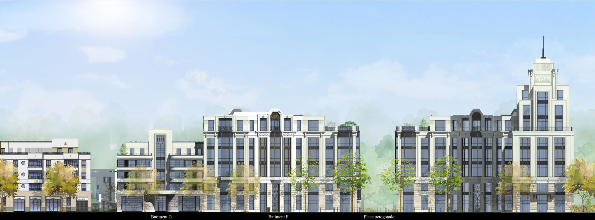 Chessy – Place Octogonale | Paris Classical Architecture
