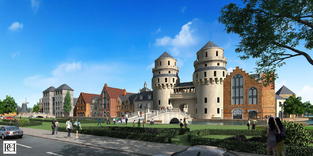 Nanning China – Minyue Hu Village | Paris Classical Architecture