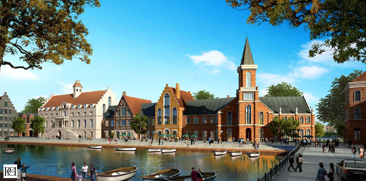 Nanning China – Minyue Hu Village | Paris Classical Architecture