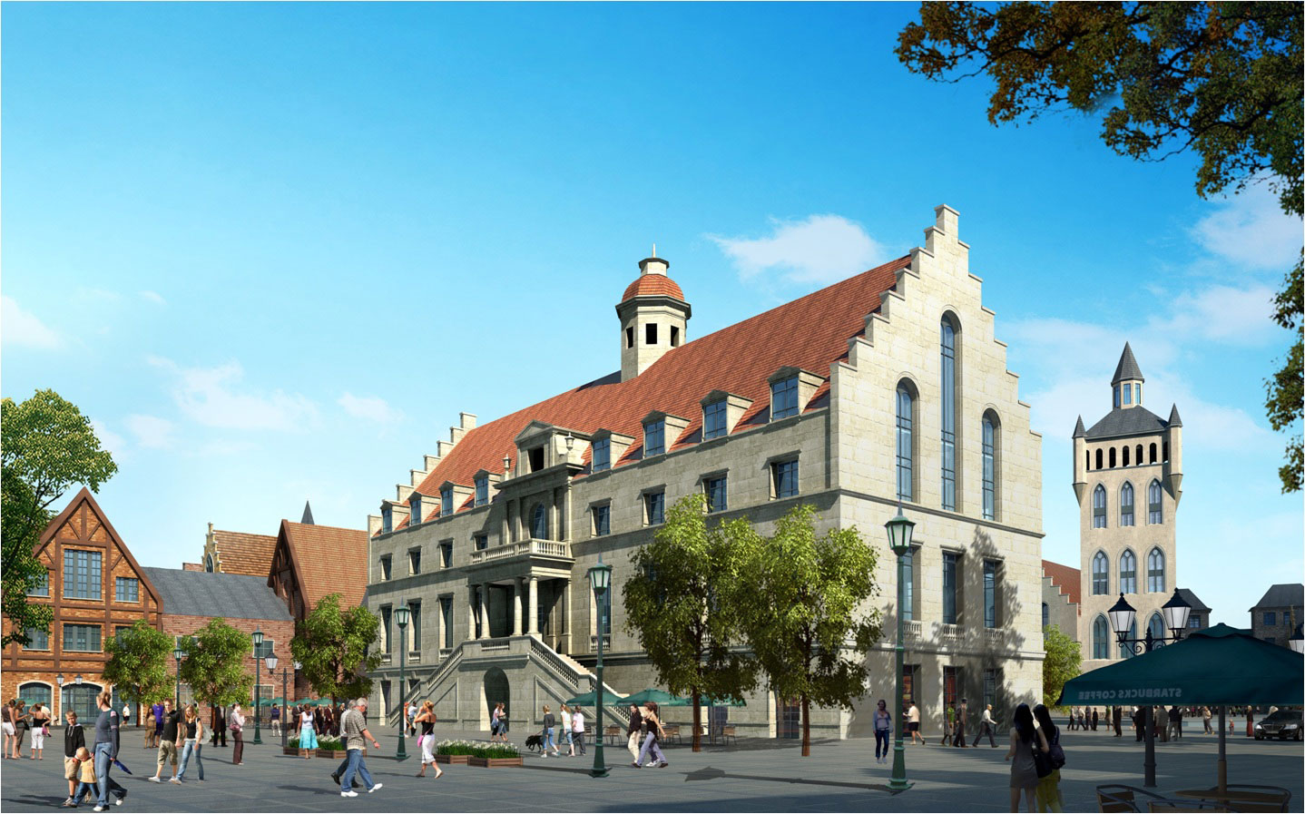 Nanning China – Minyue Hu Village | Paris Classical Architecture