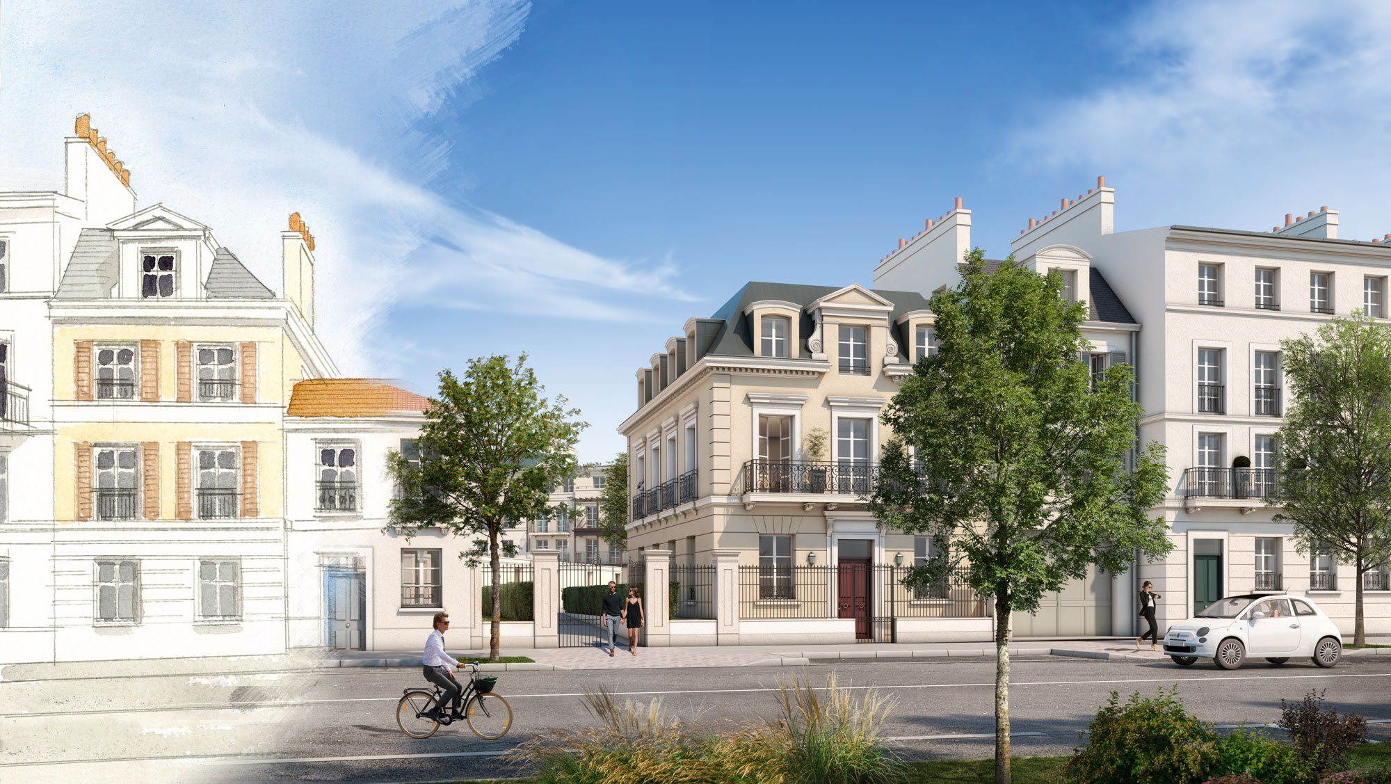 Serris – Place de l’Eglise | Paris Classical Architecture